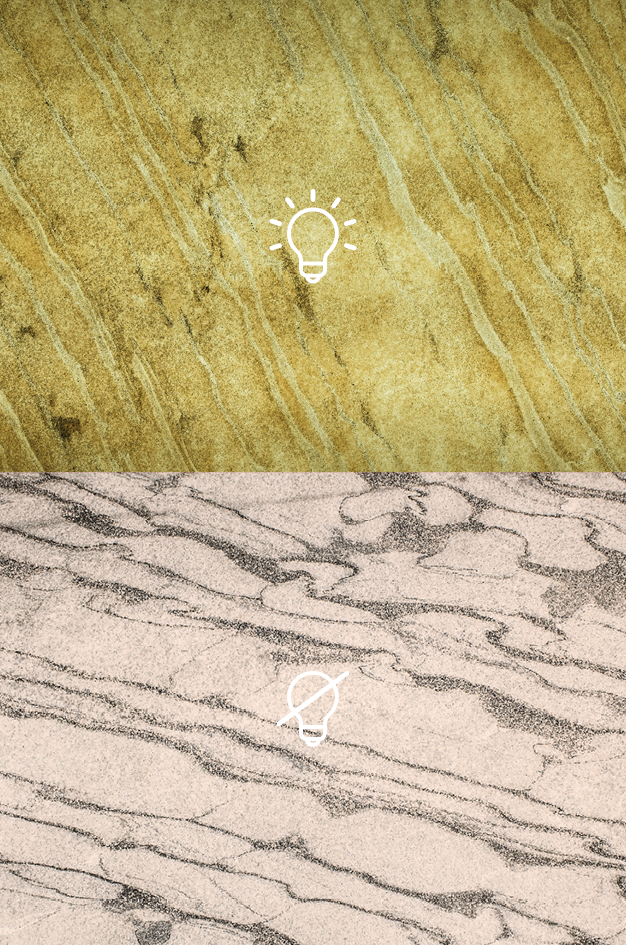 Feuille de Pierre Naturelle Translucide Rome - Stoneleaf